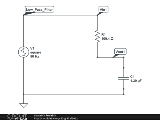 Prelab 3 - CircuitLab