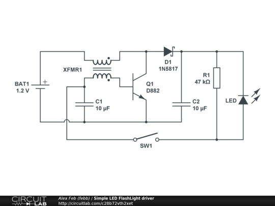 Simple Circuit Diagram Of Flashlight