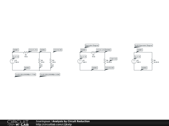 Analysis by Circuit Reduction - CircuitLab