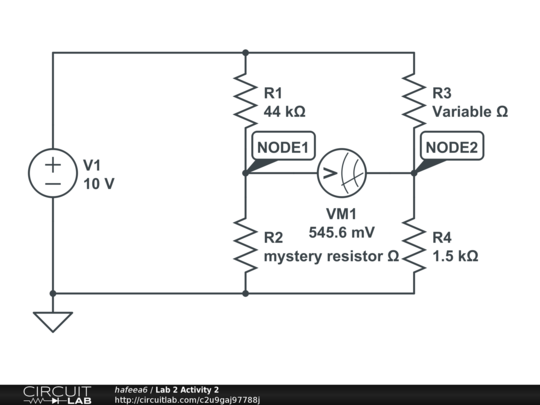 Lab 2 Activity 2 - CircuitLab