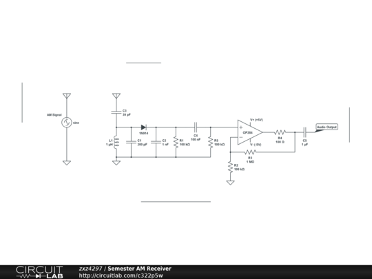 Semester AM Receiver - CircuitLab