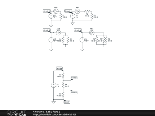 Lab1 PArt 1 - CircuitLab