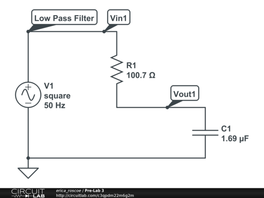 Pre-Lab 3 - CircuitLab