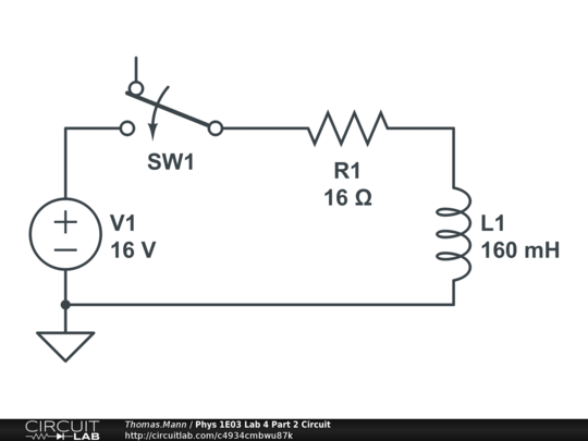 Phys 1e03 Lab 4 Part 2 Circuit Circuitlab