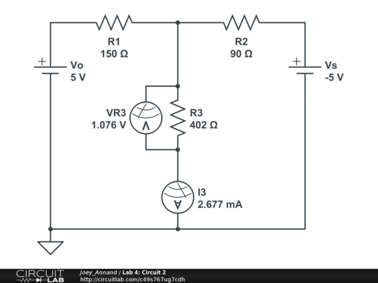 Lab 4: Circuit 2 - CircuitLab