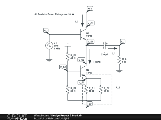 Design Project 2 Pre Lab Circuitlab