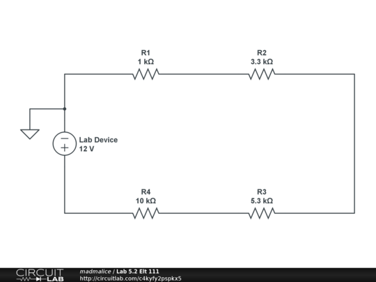 Lab 5.2 Elt 111 - CircuitLab