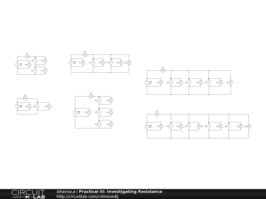 Practical III: Investigating Resistance - CircuitLab