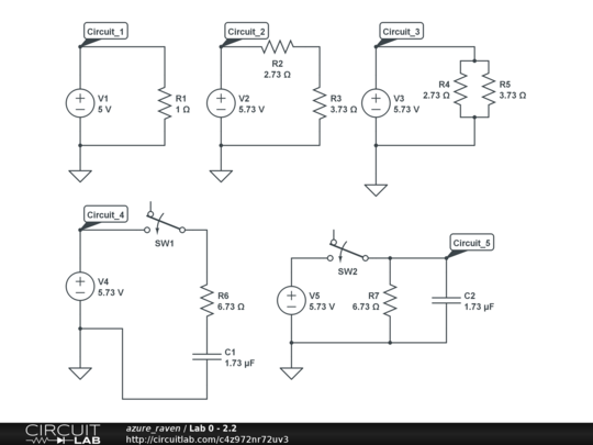 Lab 0 - 2.2 - CircuitLab