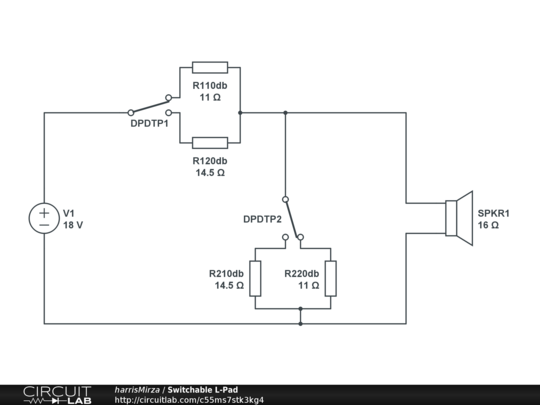 Switchable L-Pad - CircuitLab