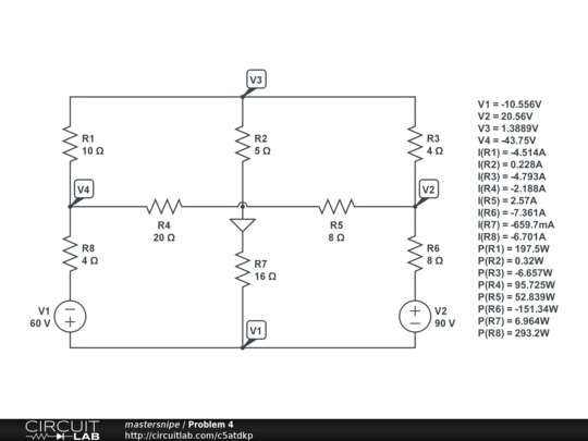 Problem 4 - CircuitLab