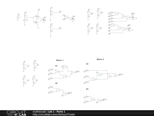 Lab 1 - Parte 1 - CircuitLab