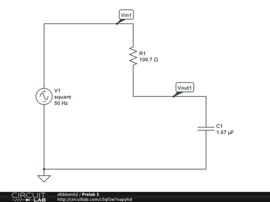 Prelab 3 - CircuitLab