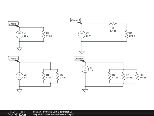 Physics Lab 1 Exercies 2 Circuitlab