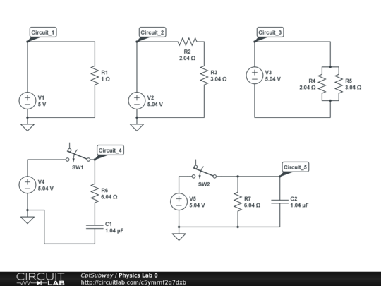 Physics Lab 0 - CircuitLab
