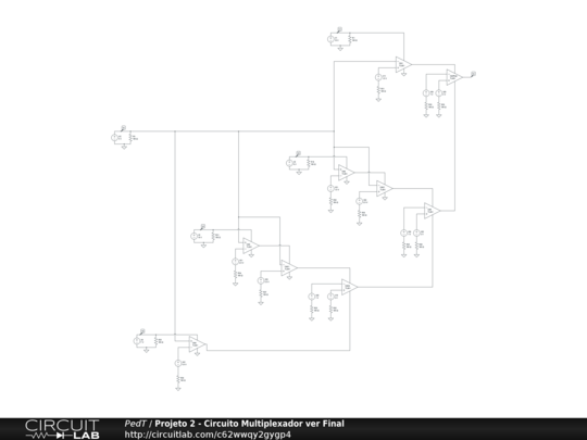 Projeto 2 - Circuito Multiplexador ver Final - CircuitLab