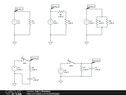 Lab 1 (Practice) - CircuitLab