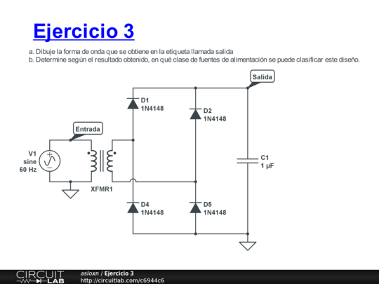 Ejercicio 3 - CircuitLab