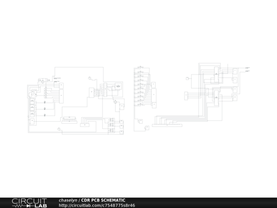 CDR PCB SCHEMATIC - CircuitLab