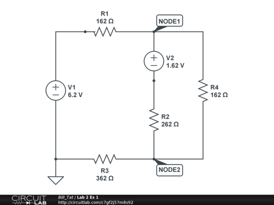 Lab 2 Ex 1 - CircuitLab