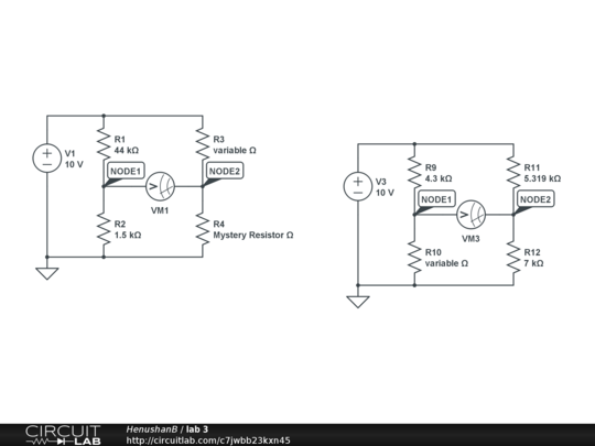 lab 3 - CircuitLab