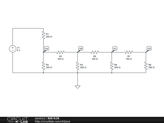 RED R/2R - CircuitLab