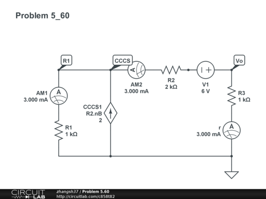 Problem 5.60 - CircuitLab