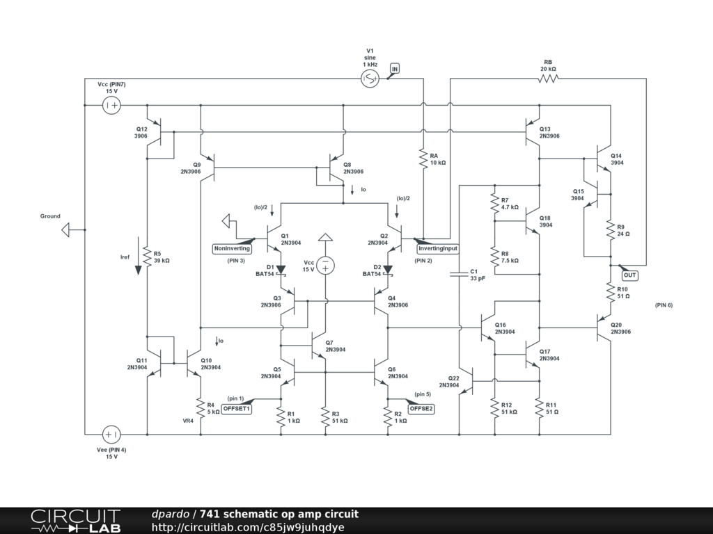 Circuit Diagram Op Amp Circuit Diagram