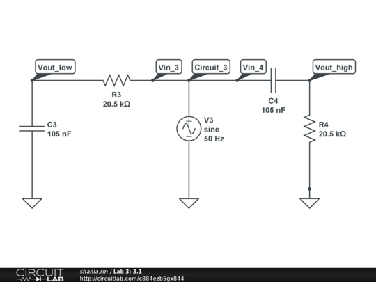 Lab 3: 3.1 - CircuitLab