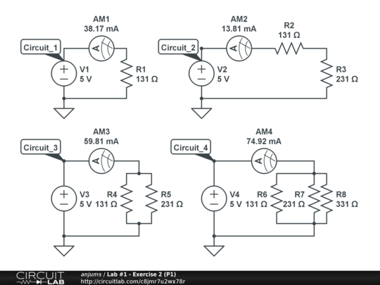 Lab #1 - Exercise 2 (P1) - CircuitLab