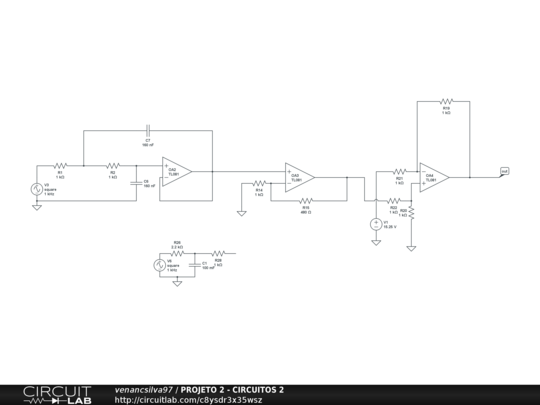 PROJETO 2 - CIRCUITOS 2 - CircuitLab