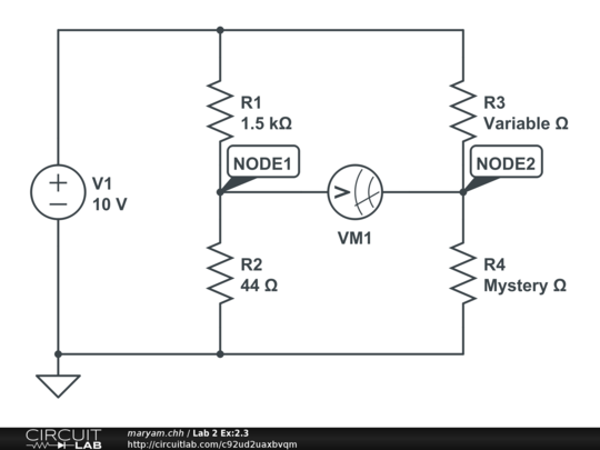 Lab 2 Ex:2.3 - CircuitLab