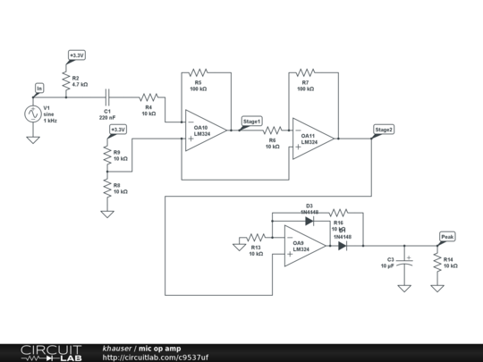 mic op amp - CircuitLab