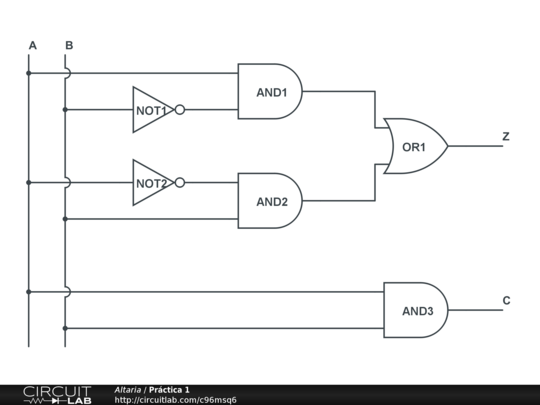 Práctica 1 - CircuitLab