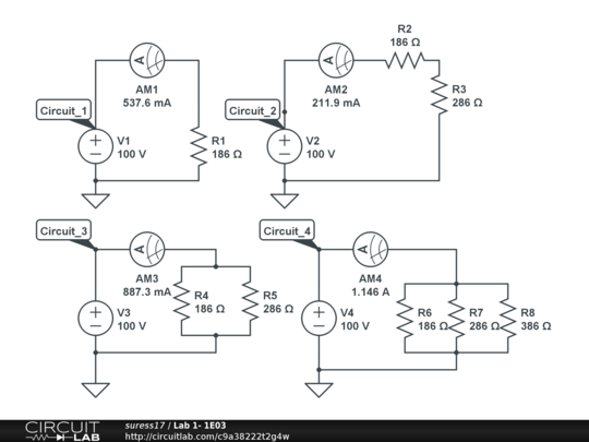 Lab 1- 1E03 - CircuitLab