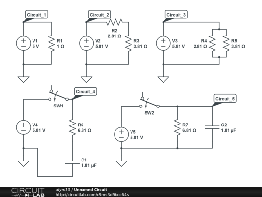 Lab 0 - 2.2 Circuits - CircuitLab