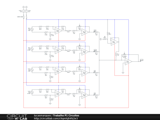 Trabalho P1 Circuitos - CircuitLab