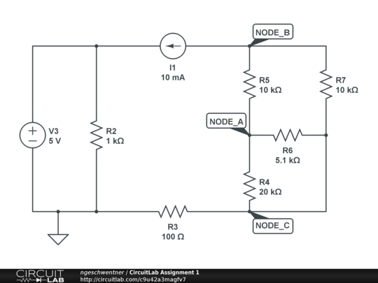 CircuitLab Assignment 1 - CircuitLab