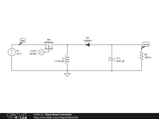 Buck Boost Converter - CircuitLab