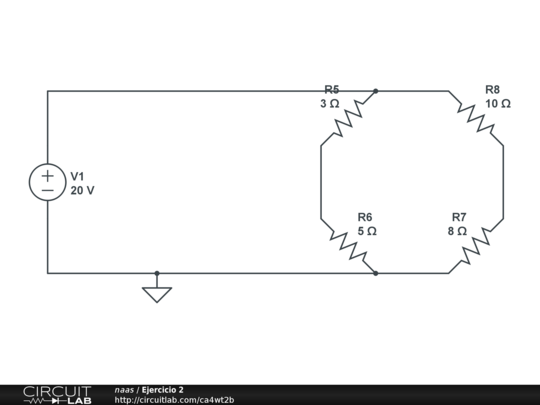 Ejercicio 2 - CircuitLab