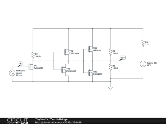 Test H-Bridge - CircuitLab