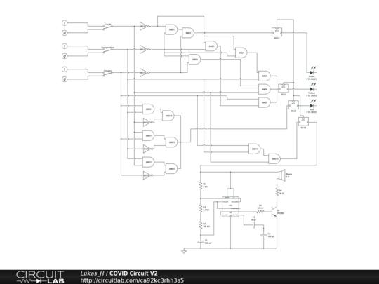 COVID Circuit V2 - CircuitLab