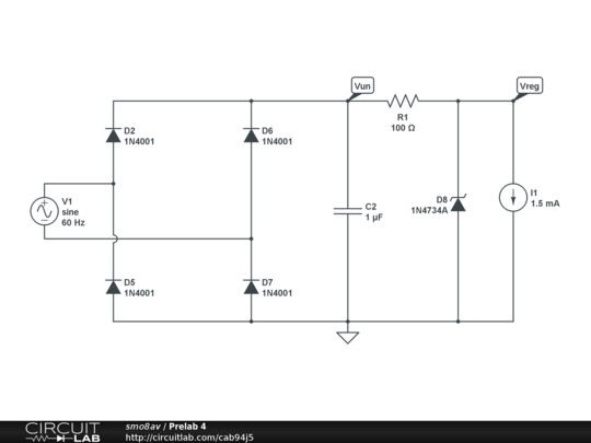 Prelab 4 - CircuitLab