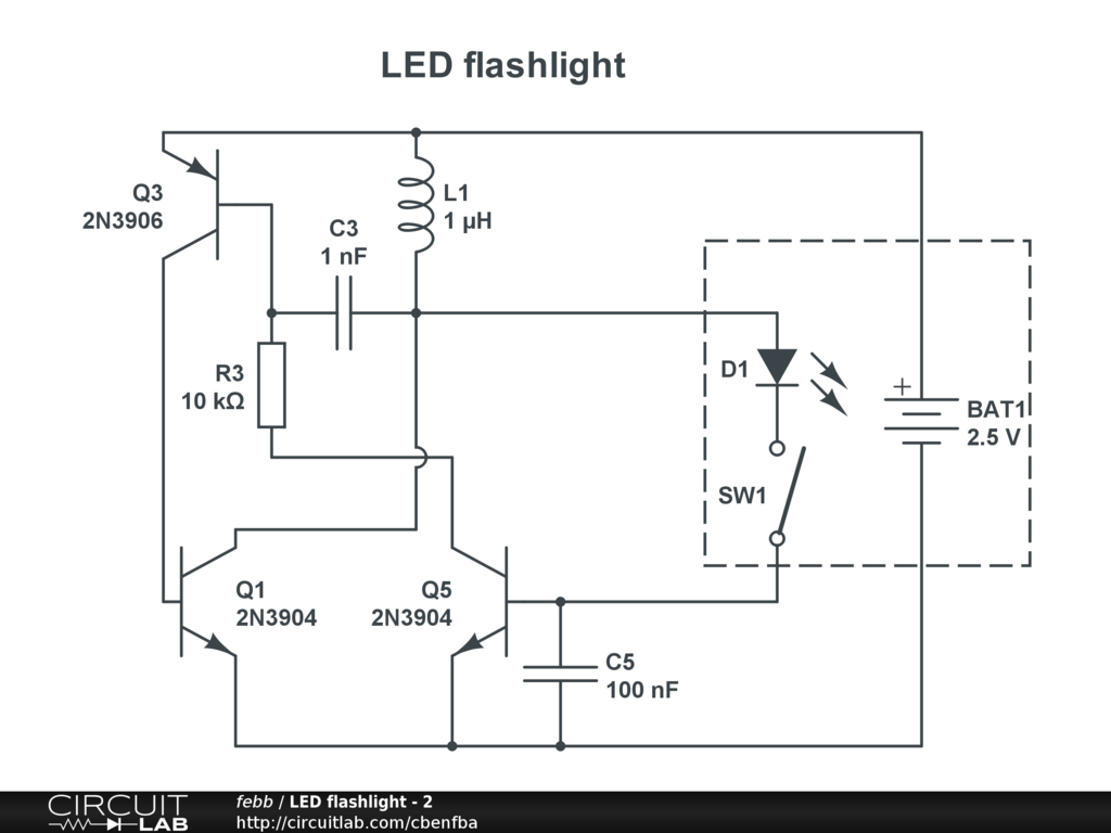 Led Flashlights Circuit Diagram
