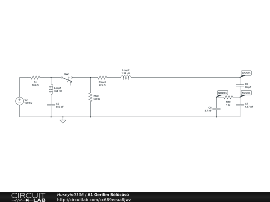 A1 Gerilim Bölücüsü - CircuitLab