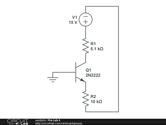 Pre Lab 4 - CircuitLab