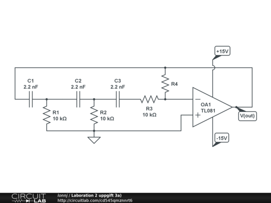 Laboration 2 uppgift 3a) - CircuitLab