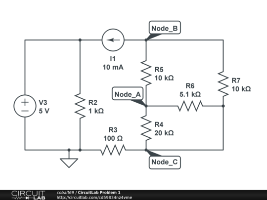 CircuitLab Problem 1 - CircuitLab