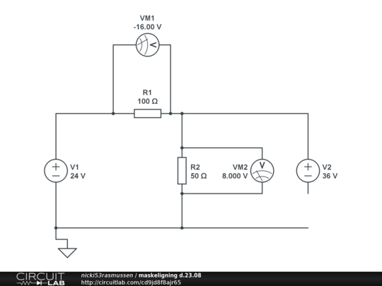 maskeligning d.23.08 - CircuitLab