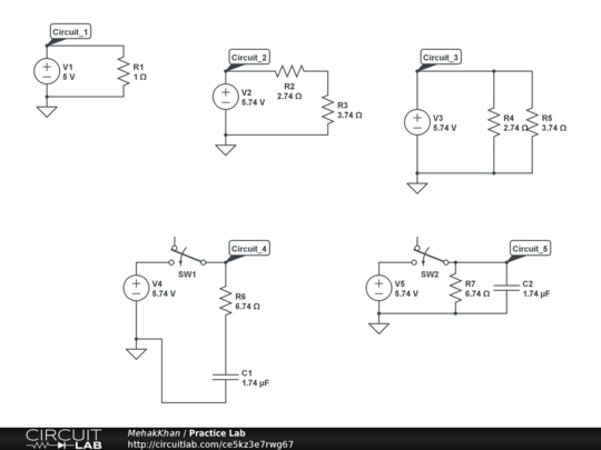 Practice Lab - CircuitLab